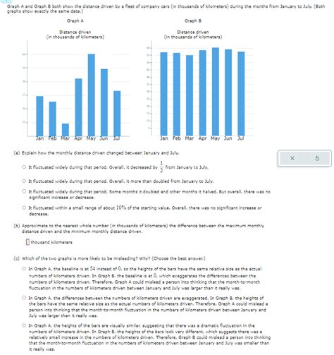 Solved Graph A And Graph B Both Show The Distance Driven By