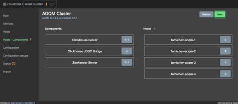 Map Adqm Service Components To Hosts Via Adcm Online Adqm Arenadata Docs