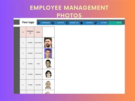 Employee Database Excel Employee Database Employee Form Employee Management Excel Employee