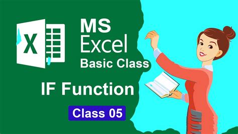 Class 05 Ms Excel If Formula Microsoft Office Excel Tutorial Youtube