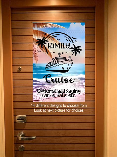 Custom Magnetic Cruise Ship Door Decoration Personalized Cruise Door