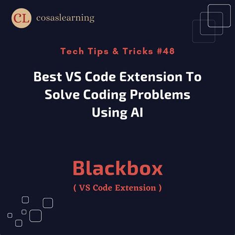 Cosas Learning Best Vs Code Extension To Solve Coding