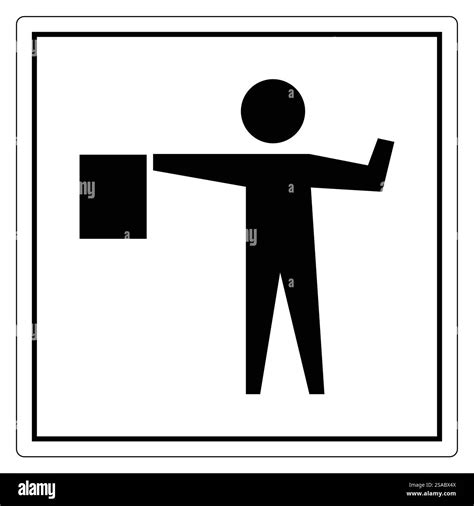 Simple Icon Depicting A Person Waving A Flag Symbolizing Communication
