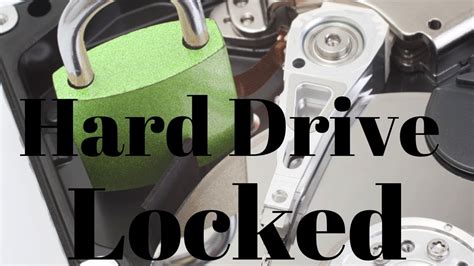 How To Lock And Unlock Hard Disk Password Youtube