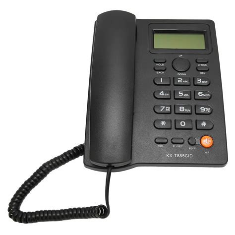 Telephone Landline Plug And Play Dual Interface Corded Phone Noise Reduction With Earpiece Line