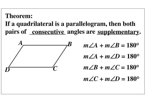 PPT Properties Of Parallelograms PowerPoint Presentation ID