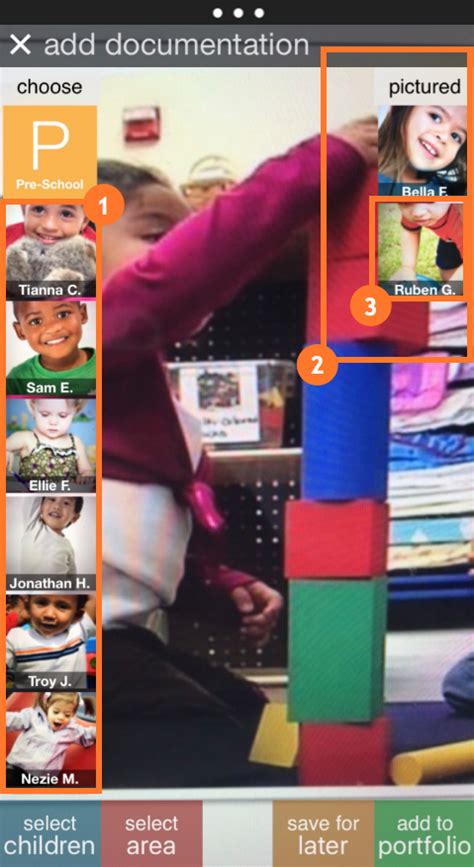 adding documentation with the myteachingstrategies mobile app