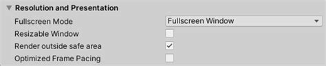 Unity Manual Android Player Settings Unity Manual Android Player Settings