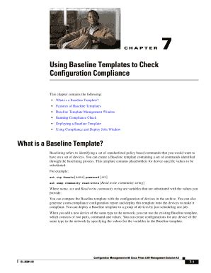 Fillable Online Using Baseline Templates To Check Configuration Compliance Cisco Fax Email
