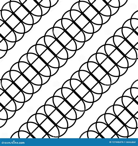 Design Seamless Monochrome Grid Pattern Stock Vector Illustration Of