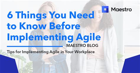 6 Things You Need To Know Before Implementing Agile