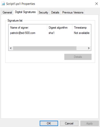 How To Digitally Sign Powershell Scripts Sid 500com