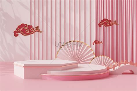 Blener Pink Chinese Style E Shopping Scene Creative Image Picture Free Download 402180811