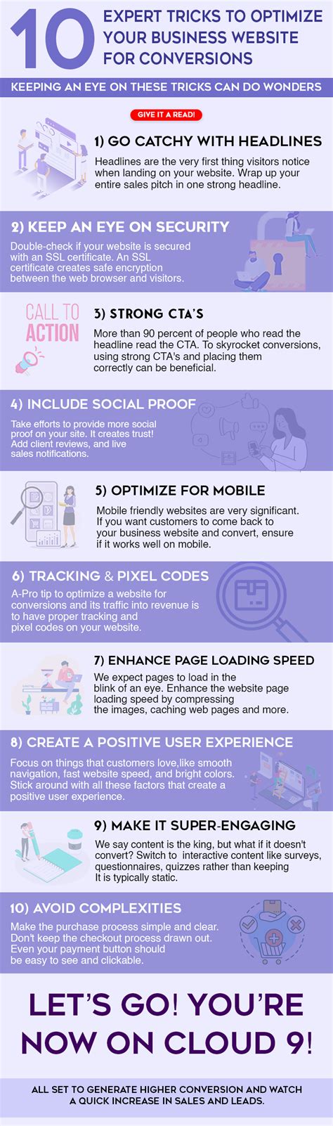 10 Expert Tricks To Optimize Your Business Website For Conversions