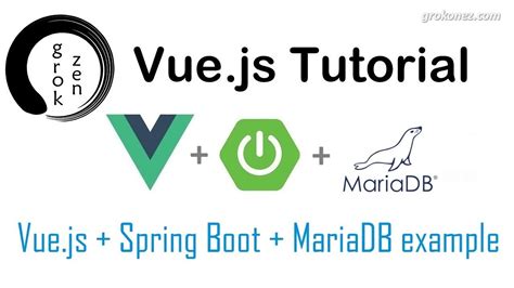 vue js spring boot example spring data jpa rest mariadb crud