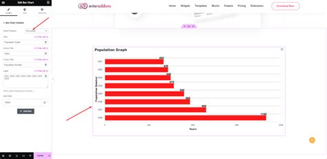 How To Use Bar Chart Widget Of Enter Addons Enter Addons