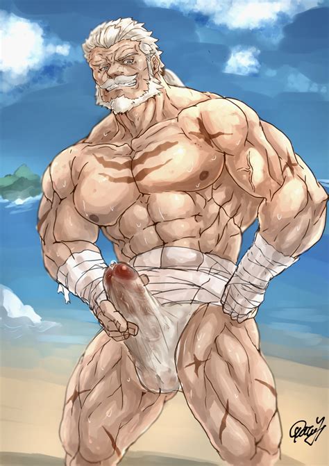 Rule 34 Balls Bara Beard Big Penis Boner Erection Erection Under