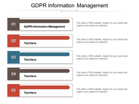 Gdpr Information Management Ppt Powerpoint Presentation Show Design