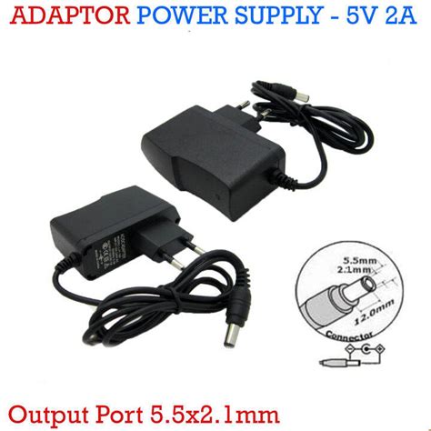 Adaptor DC 5V 2A Input 220v AC Power Supply Catu Daya Elektro 5 5X2 1mm Lazada Indonesia