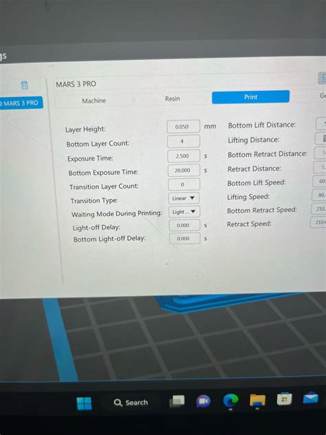 Validation Matrix Rresinprinting