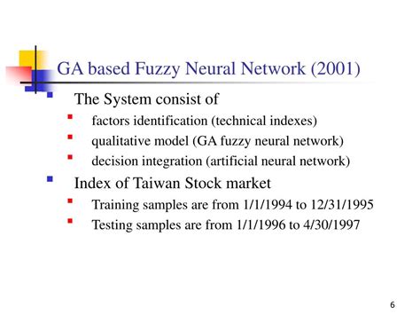 Ppt Integration Of Neural Network And Fuzzy System For Stock Price