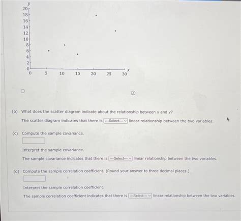 solved five observations taken for two variables follow a