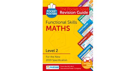 Maths Functional Skills Level 2 Revision Guide Pocket Poster Daydream Education