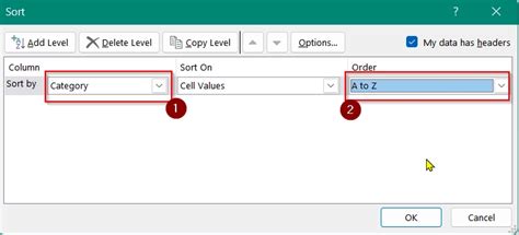 How to Add Sort Button in Excel (4 Quick Methods) - Excel Insider