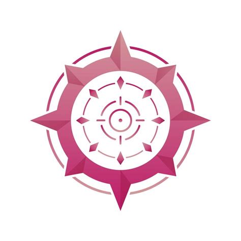 Premium Vector Target Compass Logo Gradient Design Template Icon Element