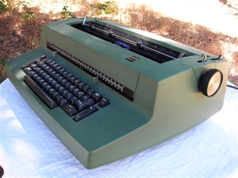 Living In The Woods IBM Selectric II 1971