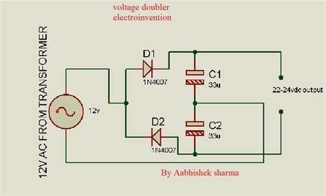 Voltage Tripler Circuit Dc Voltage Booster Multiplier Codrey