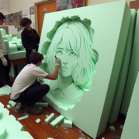 Creative School Project Works Using Xps Foam Styrofoam Art Foam Art