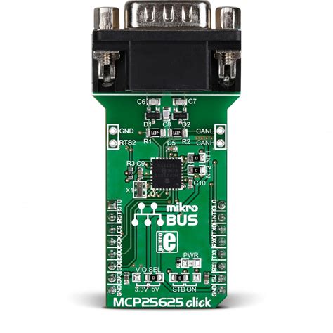 Mcp25625 Click Board With Mcp256 Microchip Can Controller