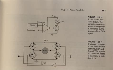 Solved Pwm And Pwm Amplifiers 1115 Pwm Bidirectional Motor