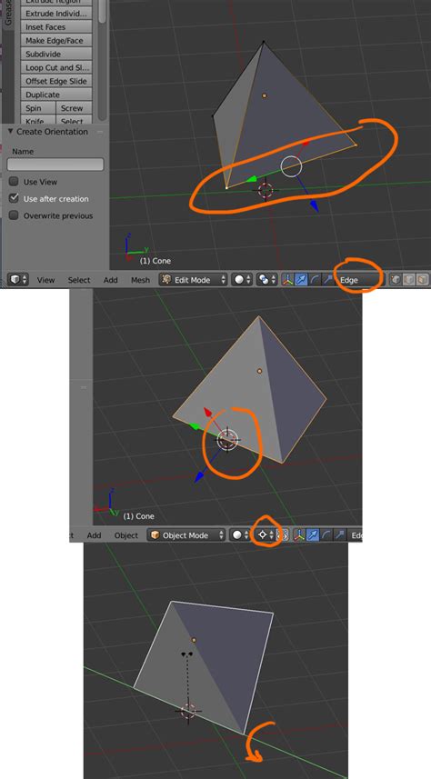 Transforms Rotate Group Of Objects Over An Edge Blender Stack Exchange