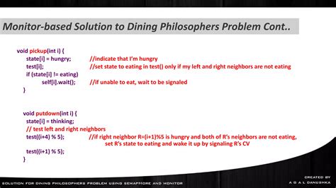Dining Philosopher Problem And Solution Pptx