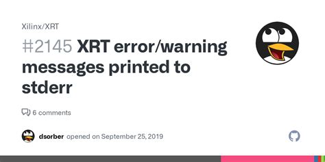 Xrt Errorwarning Messages Printed To Stderr · Issue 2145 · Xilinxxrt