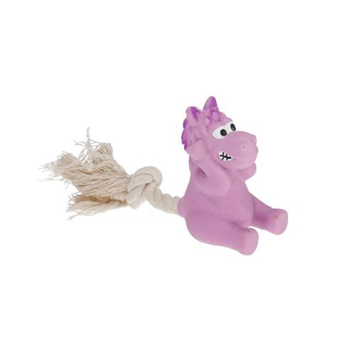 Misoko Іграшка для собак кінь на мотузці латекс фіолетовий 16 5 см купити в Києві ціна