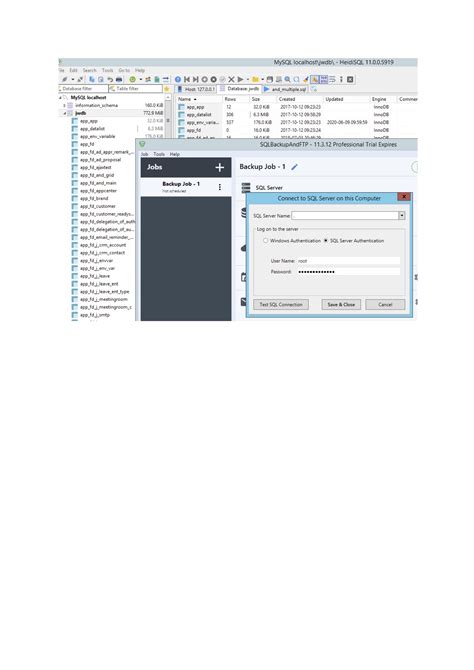 Connect To Local Host Db How It Works Sql Backup And Ftp Community