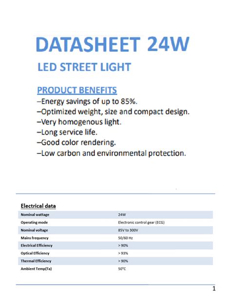 Led Data Sheet Pdf Printed Circuit Board Mains Electricity