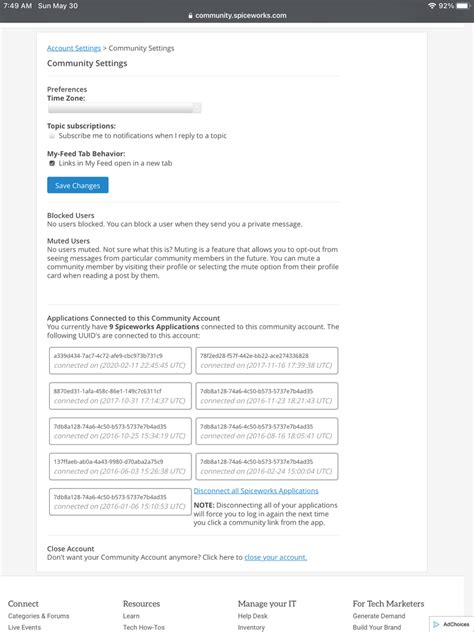 Delete My Spiceworks Account Spiceworks Support Spiceworks Community