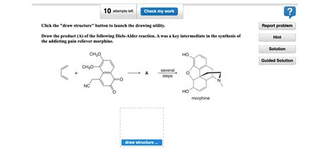Solved 10 Attempts Left Check My Work Click The Draw