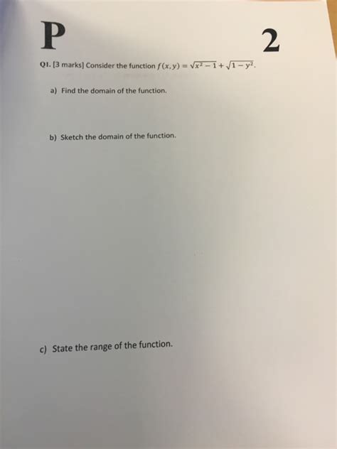 Solved Consider The Function F X Y Square Root X Chegg