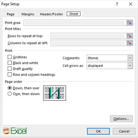 03 Print RowGreyedOut Professor Excel