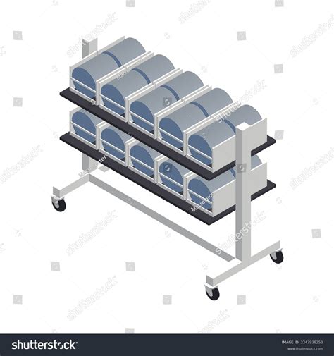 Semiconductor Chip Production Isometric Icons Composition Stock Vector Royalty Free 2247938253