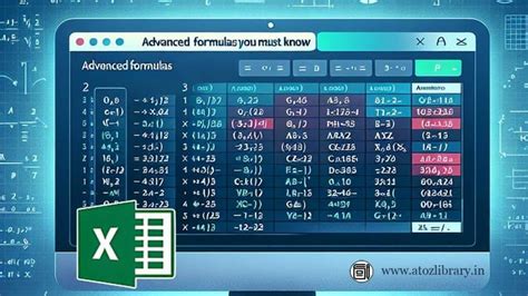 Download All Excel Formulas PDF With Examples AtoZ Library 2025
