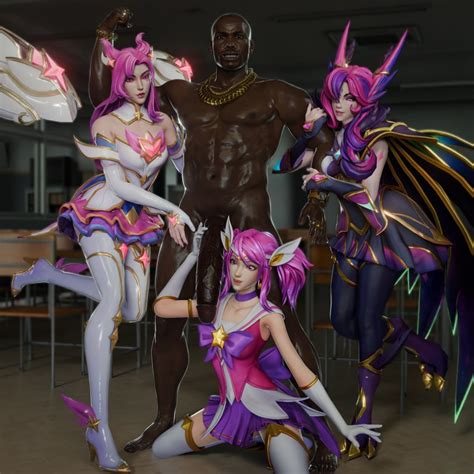 Rule 34 Dark Skinned Male Kaisa League Of Legends Luxanna Crownguard Star Guardian Kaisa