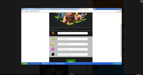 Script Phising Coc online hack