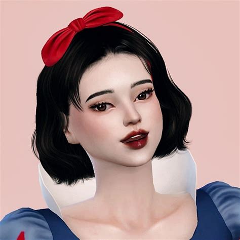 Ts4 Snow White Sims 4 Cc Maxis Match Snow White Snow White Sims 4