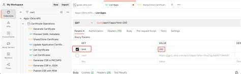 How To Share Clone A Certificate Between Two Okta Saml Applications Using Postman
